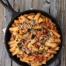 Pasta con pavo y champiñones – Mi Diario de Cocina