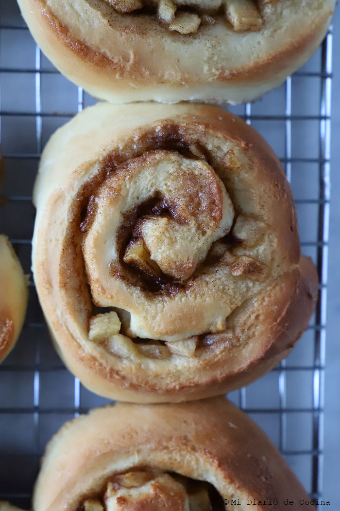 Rollos de canela y manzana – Mi Diario de Cocina Rollos de canela y manzana – Mi Diario de Cocina